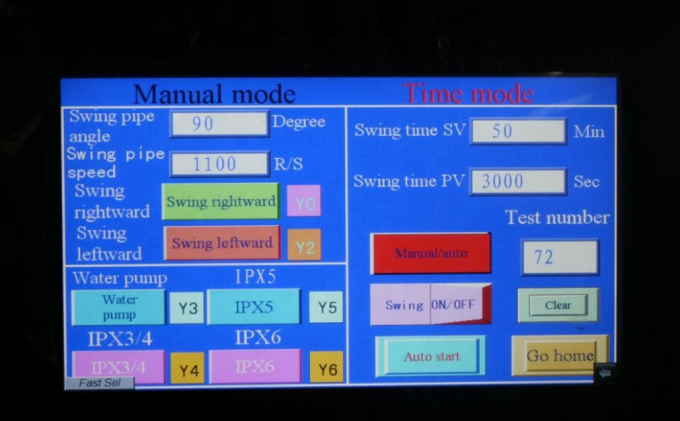 Laboratory EMC Ipx6 Waterproof Test Ipx5 Chambers IEC Stainless Steel Plate