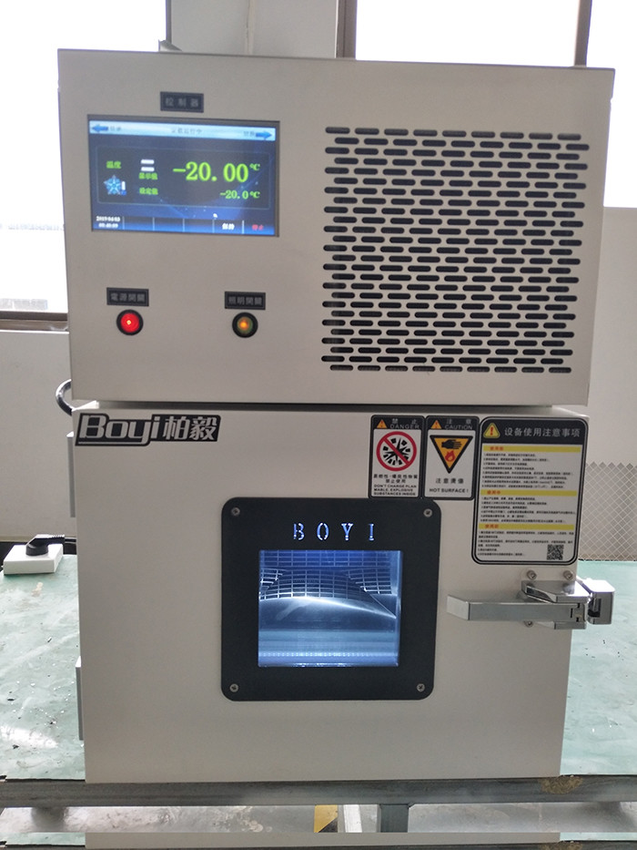 Operation steps of high and low temperature test box
